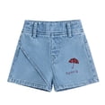 Baby Pants Girls Short Denim Jeans Casual Everyday Stretch Comfort ...