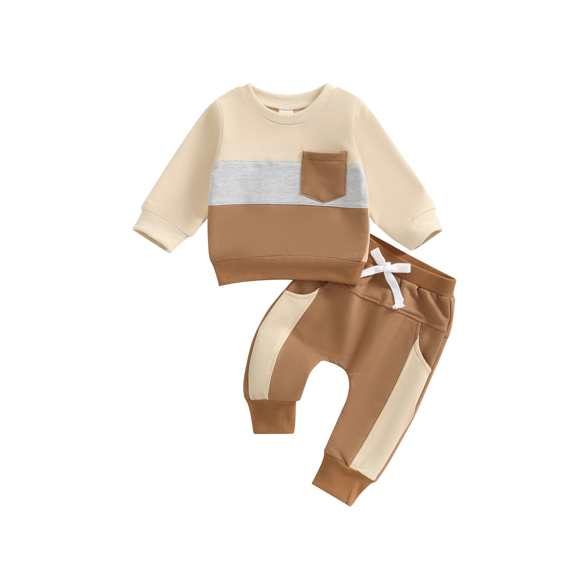 Click here for Gupgi Toddler Baby Boy Tracksuit Clothes Contrast... prices