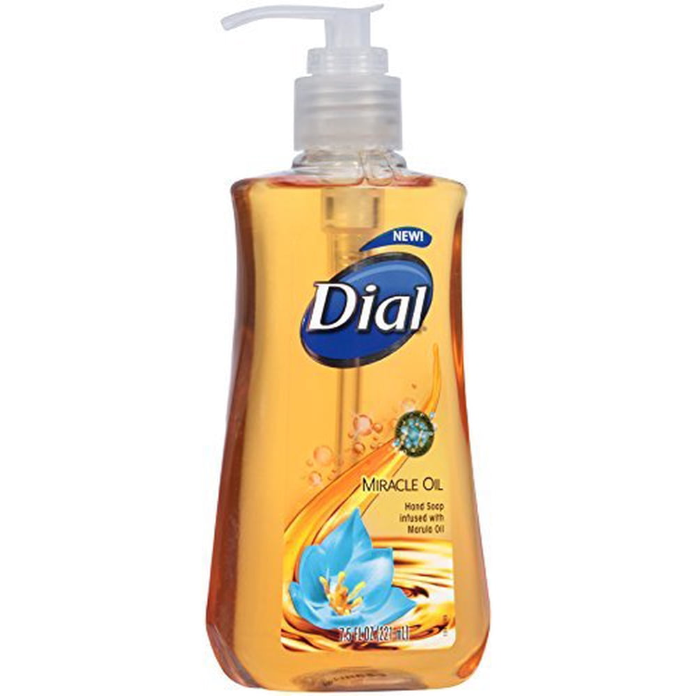 Dial Liquid Hand Soap, Miracle Oil Marula, 7.5 Ounce - Walmart.com ...