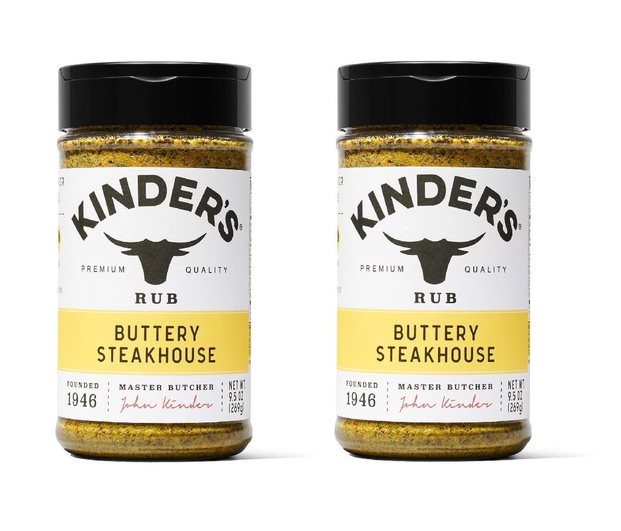 Kinder's Buttery Steakhouse Rub and Seasoning (9.5 oz.) 2PK - Walmart.com