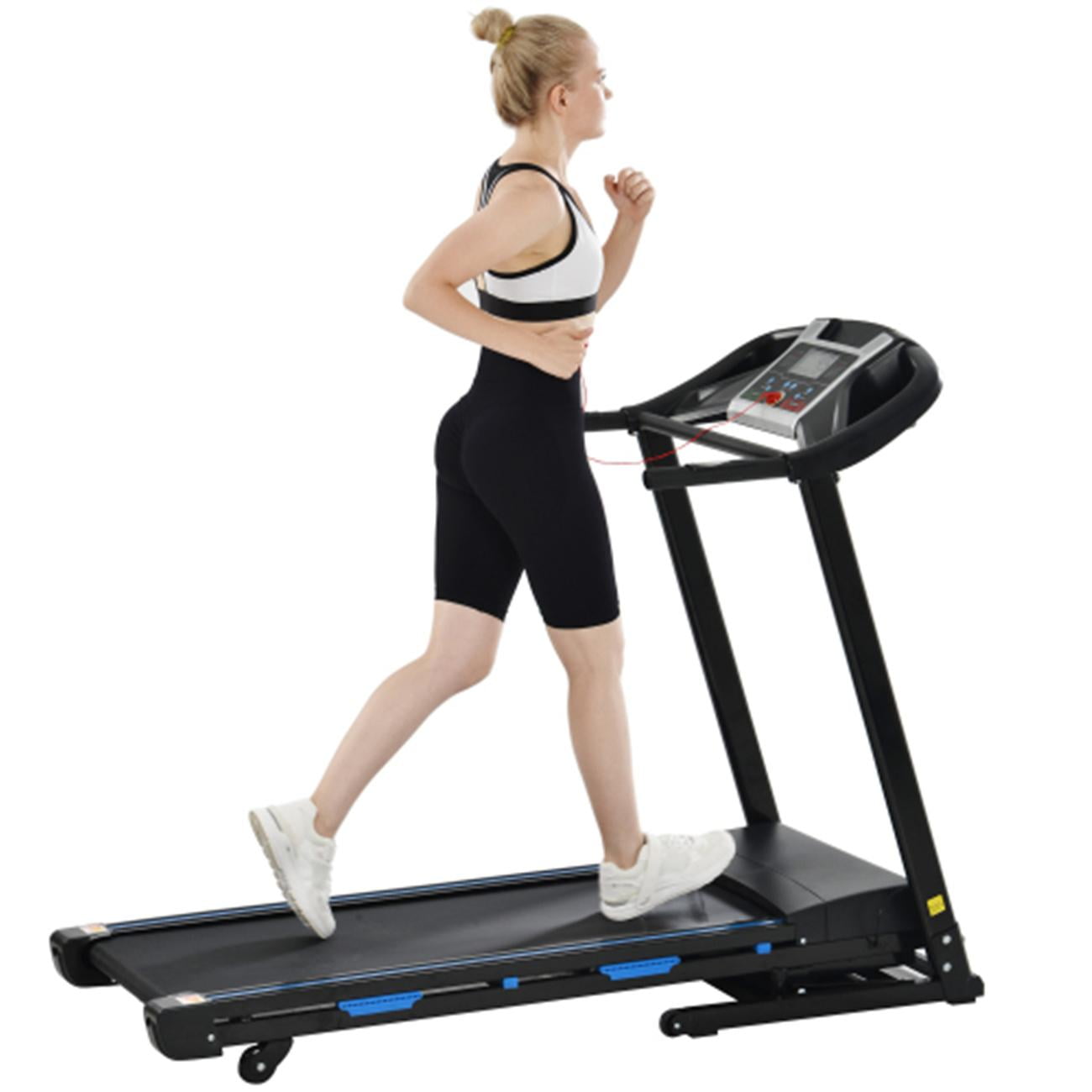 Folding Treadmill for Home, Electric Workout Runing Machine with 3.25 ...