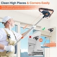 85 Inch Wall Cleaner with Long Handle, 360? Rotatable Wall Mop, Wall ...