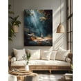 Affixzi Biblical Wall Art, Jesus Praying Artwork, Christian Home Decor ...