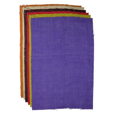 Pacon Burlap Sheet, 12" x 18", Assorted Colors - Walmart.com