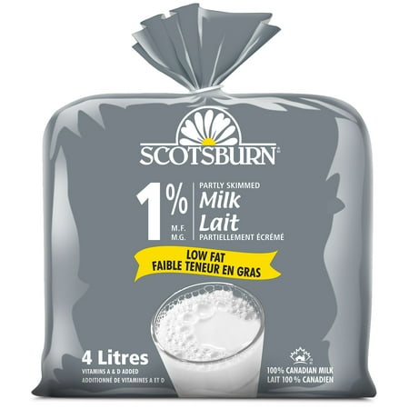 Scotsburn 1% Partly Skimmed Milk, 4 L - Walmart.ca