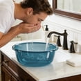 Ynsdnzl Plastic Wash Basin For Laundry & Kitchen, Thickened Transparent ...