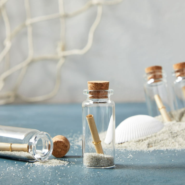 What To Do With Small Cork Jar At Wedding Pack Of 2 Mini Empty Glass