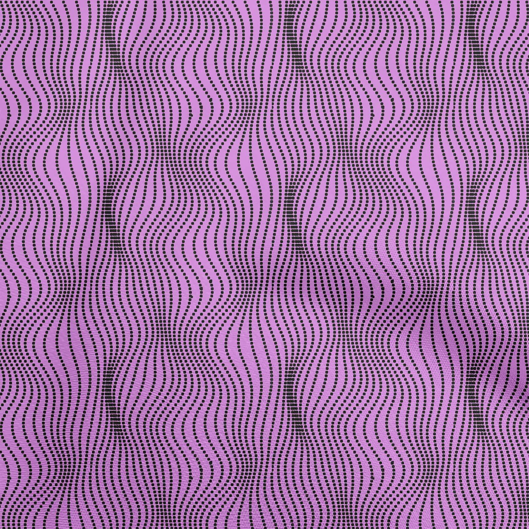 oneOone Viscose Chiffon Purple Fabric Moire Sewing Material Print ...