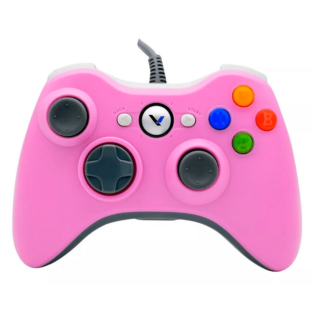 Control Alámbrico Rosa Compatible con Xbox 360 Virtual Zone Gamepad ...