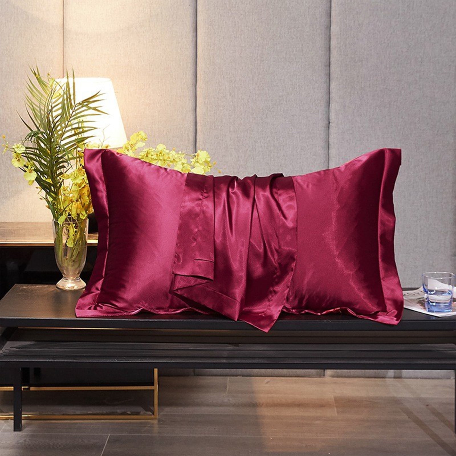 Click here for Sales Today Clearance! Yhjfzm Satin Silk Pillowcas... prices