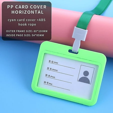 Badge pass holders work card holders with rope student employee name id ...