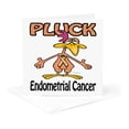 3drose, Chicken Pluck Endometrial Cancer Awareness Ribbon Cause Design ...
