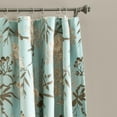 Lush Decor Botanical Garden Window Curtain Panel Set - 108 inch L x 52 ...