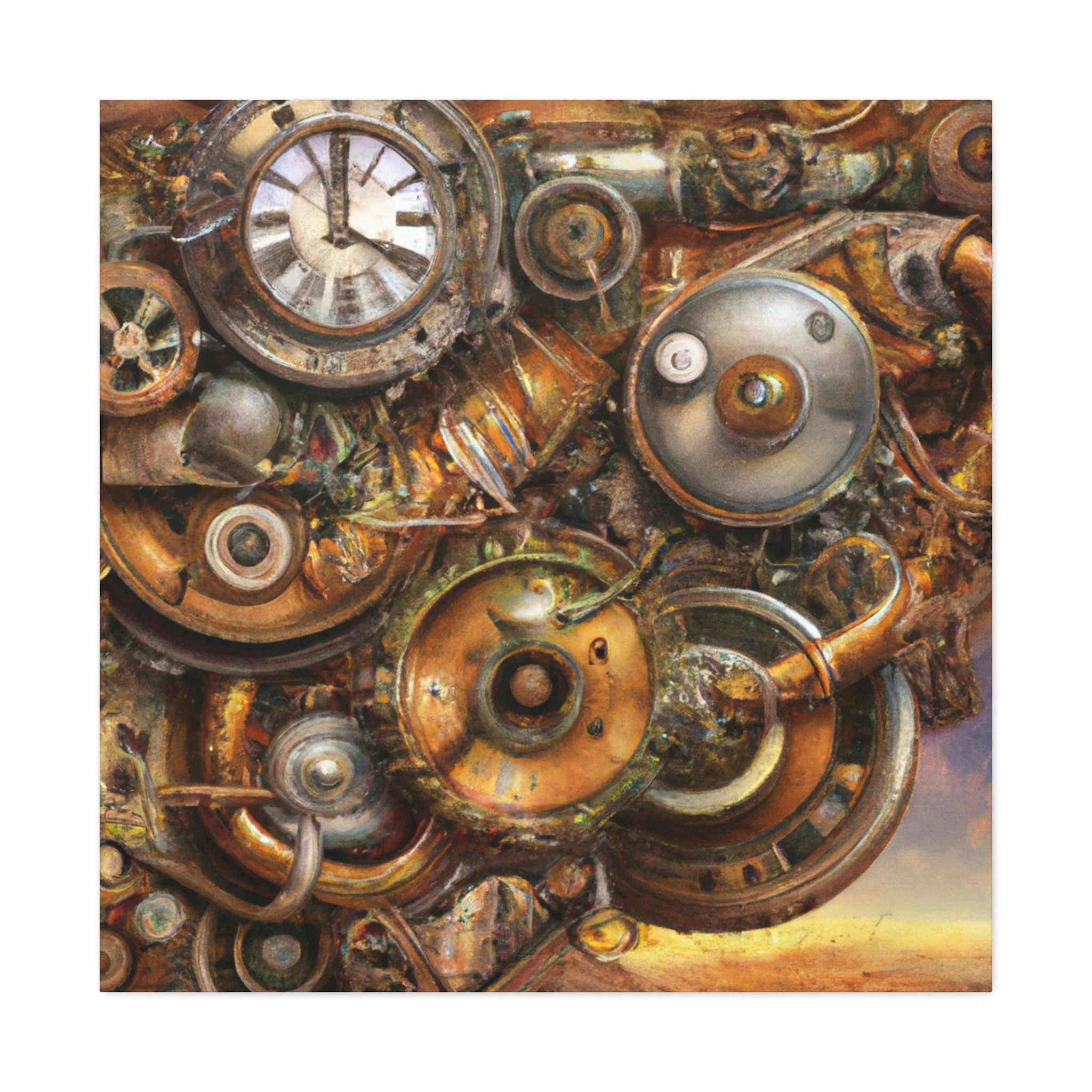 Aetheric Clockwork Oasis - Canvas - Walmart.com