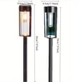 2/4/6/8-piece Solar-Powered Circular Filament Lamps - Outdoor Rainproof ...