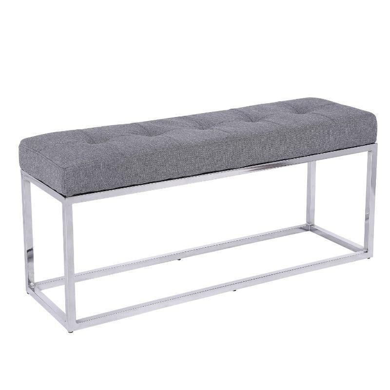 Click here for Plata Décor Import Inc Plata Import Fabric Bench W... prices