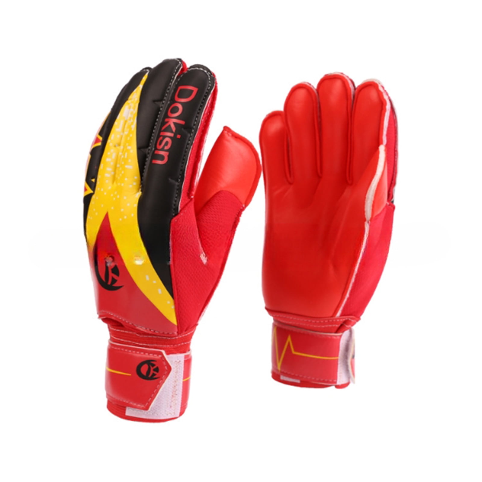 Soccer Goalie Gloves Thickened Latex Goalkeeper Gloves With Finger ...