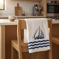 CaiTeLin Summer Nautical-Style Polyester Hand Towel, Absorbent Fast ...