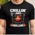 Chillin Grillin BBQ Shirt, Funny Cookout Tee, Grill Master Gift ...