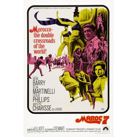 Maroc 7 Us Poster Art Top Bare Midrift: Elsa Martinelli; Top Right ...