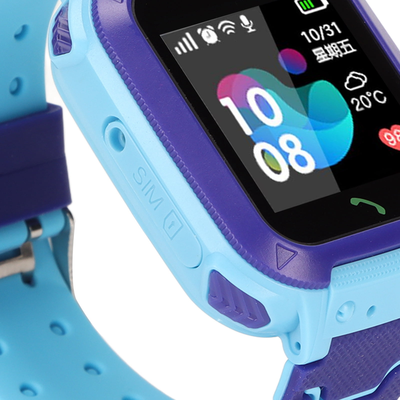 El reloj de posicionamiento de los niños, Smartwatch 2G GSM de los niños Smartwatch embroma el ...