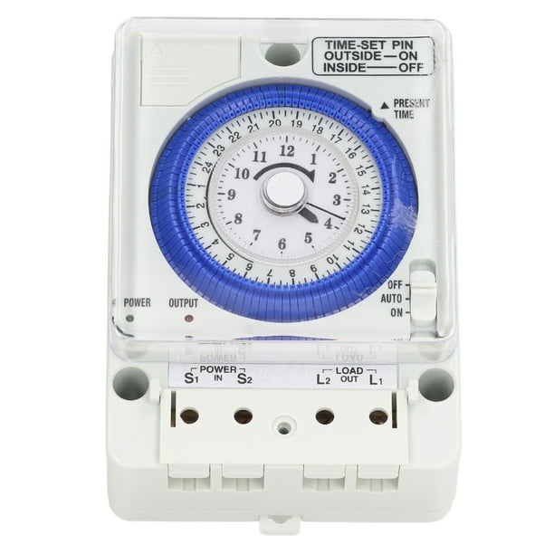Time Switch, Wide Application Mechanical Timer ABS For Light - Walmart.com
