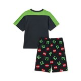 Minecraft 2-Piece Boys' Pajama Set, Comfy and Cozy Top & Shorts, Sizes ...