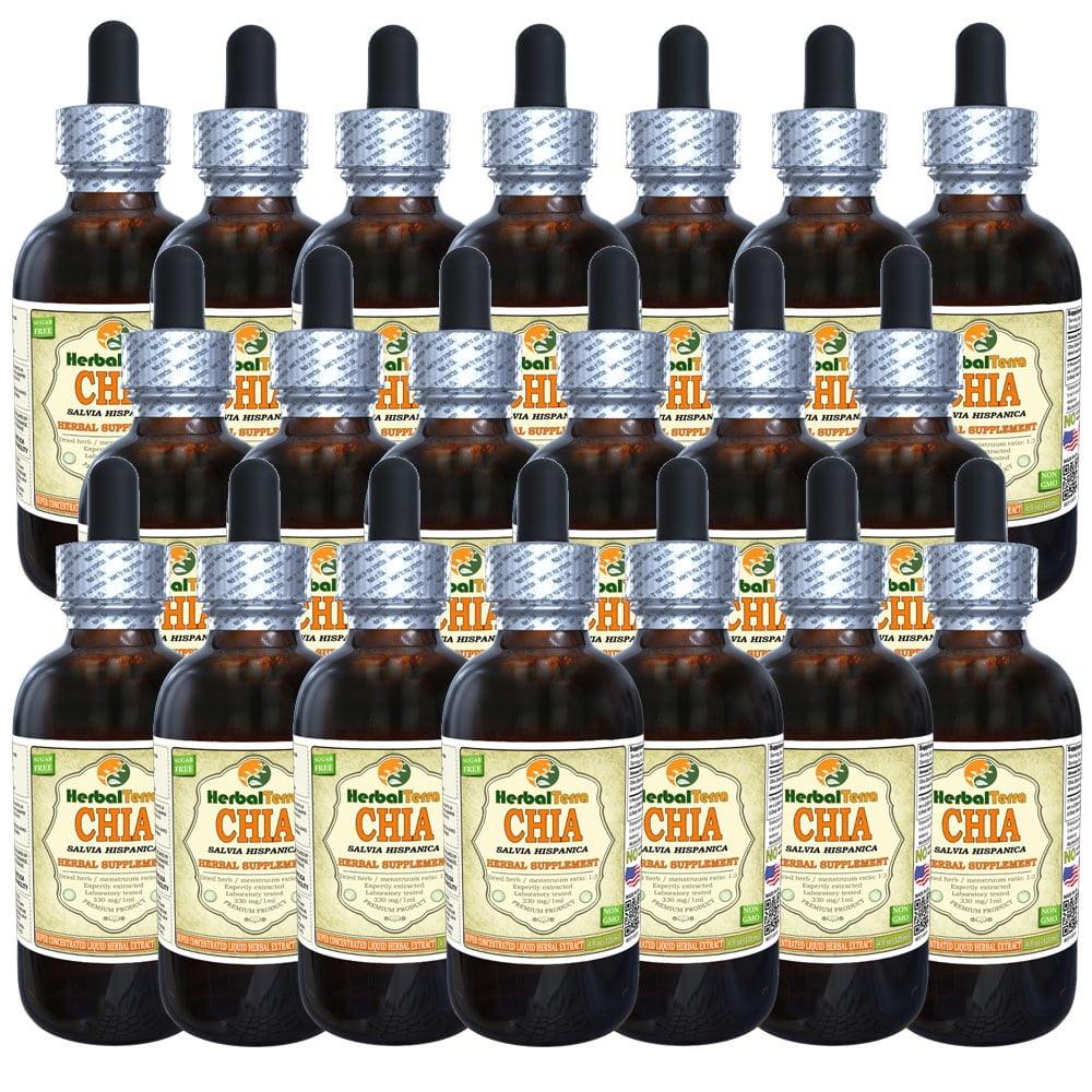 Chia (Salvia Hispanica) Tincture, Organic Dried Seed Liquid Extract ...