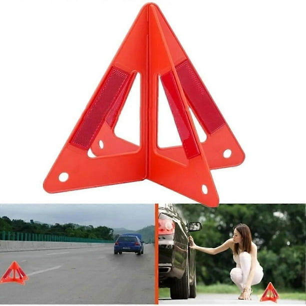 Car Emergency Breakdown Warning Triangle Red Reflective Safety Hazard ...
