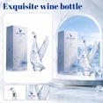 3D Sculpted Grey Goose Glass Whiskey Bottle, 350Ml Glass Vod.ka Whiskey ...