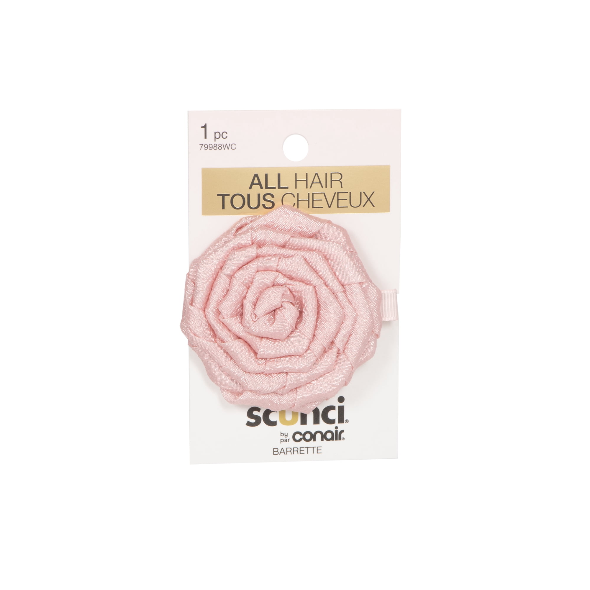 Click here for Scunci By Conair Scunci 1 Pk Rose Barrette prices