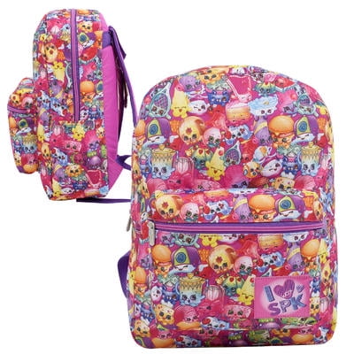 Licensed - Shopkins Pink 15in Backpack has dozens of Shopkins ...