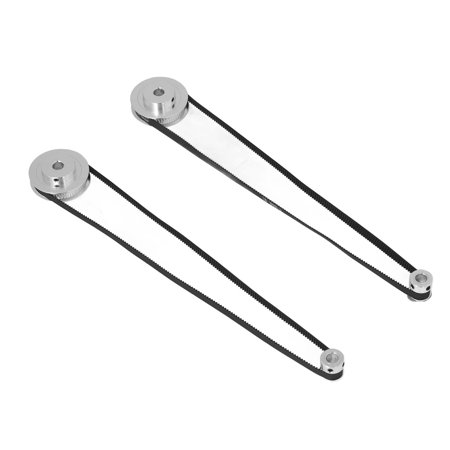 Synchronous Wheel, Constant Gear Ratio 20 60 Teeth Aluminum Alloy ...