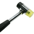NORTHTIGER Dual Head Rubber and Nylon Mallet Hammer, 25mm, Non-slip ...