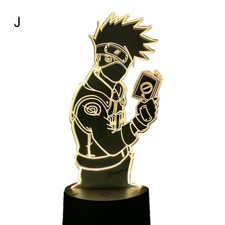 Blue Cartoon Anime Naruto Action Light Desktop Lamp Decor | Walmart Canada