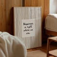 Affixzi Happiness Hand Drawn Poster, Neutral Striped Homely Wall Art ...