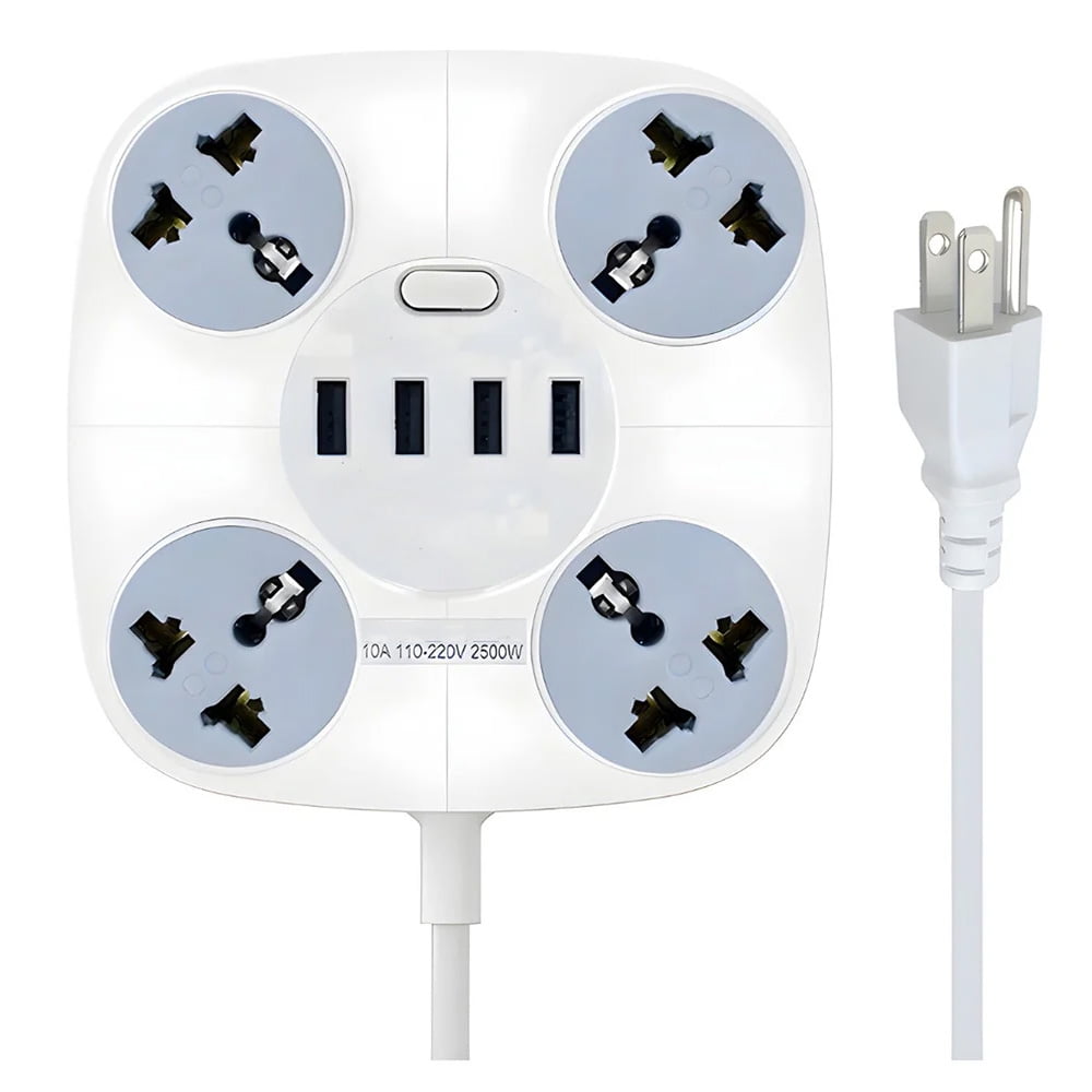 Multicontacto Circular 4 Conexiones 4 Puertos Usb | Bodega Aurrera en línea