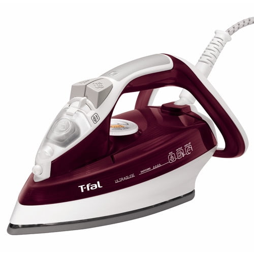 T-fal UltraGlide Easycord Iron, Red, FV4446 - Walmart.com - Walmart.com