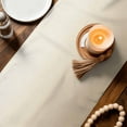 Beige Brown Ombre Table Runner, Modern Abstract Art Gradient Aesthetics ...