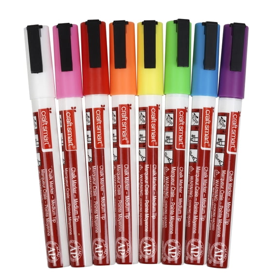 9 Packs: 4 ct. (36 total) Metallic Chalk Marker Set by Craft Smart ...