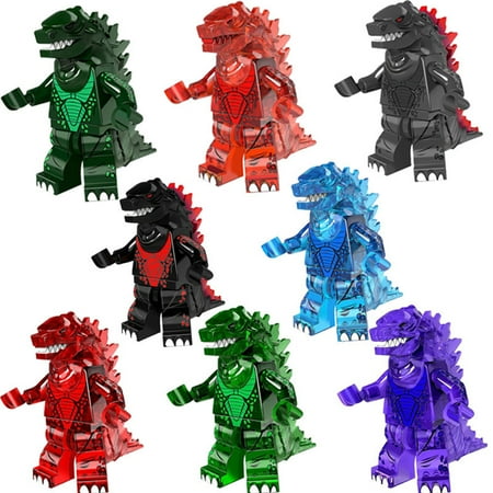 UPC 998355561904 - 8 Pcs Gojira Minifigures Building Block Kits Set ...