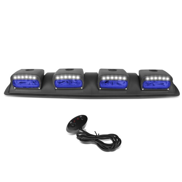DNA Motoring FL-ZTL-360-BL Roof Mounted Fog Light for Universal Truck ...