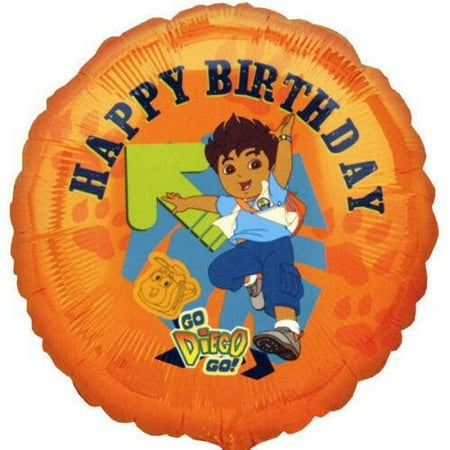 Go Diego Go Happy Birthday Foil Balloon | Walmart Canada