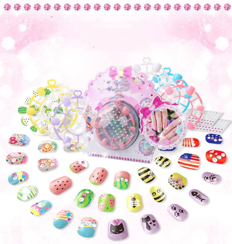 Children Nails Tool Bracelet Children Girl Toy Gift Color:A065 nail one ...