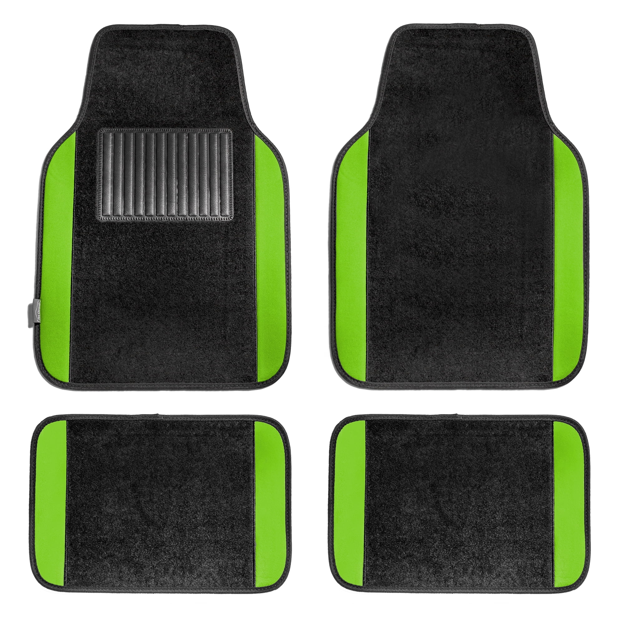 FH Group Universal Fit Premium Carpet Car Floor Mats Front & Rear Full ...