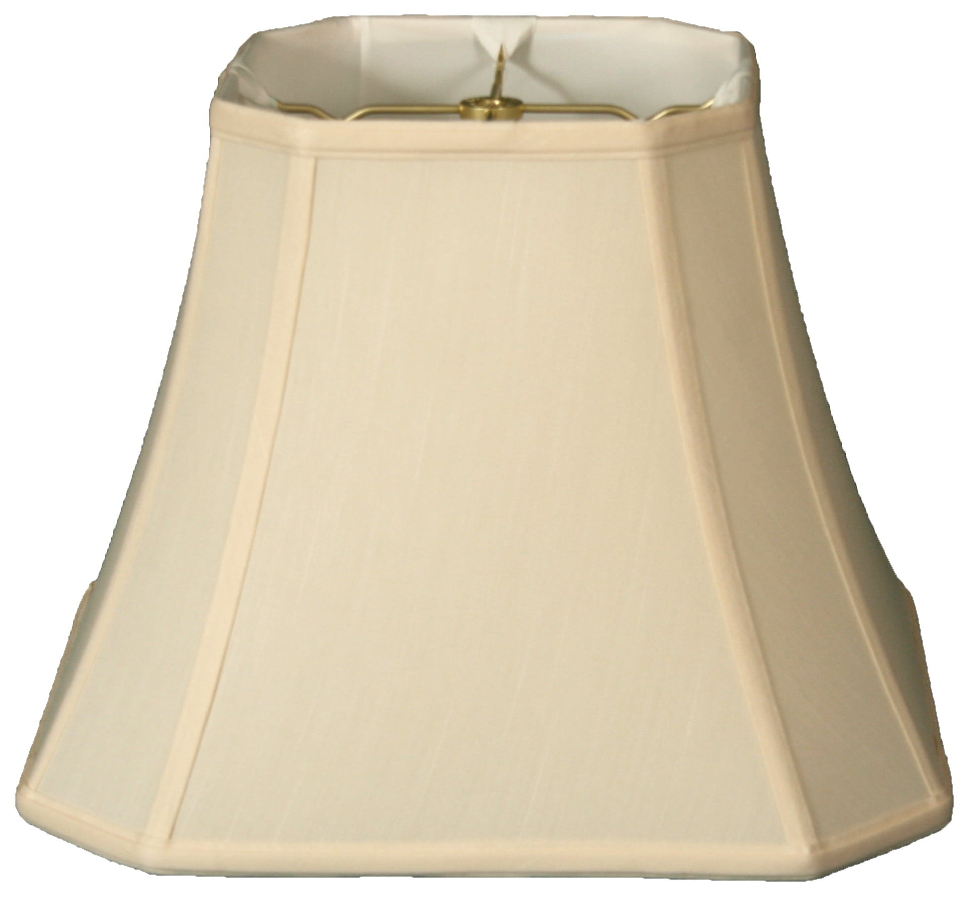 Royal Designs 10" Square Cut Corner Bell Lamp Shade Eggshell - Walmart.com