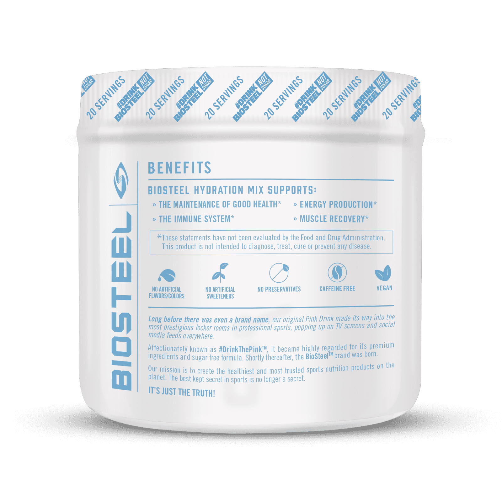 BioSteel Hydration Mix – zero sugar, Essential Electrolyte Sports Drink ...