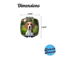 Beagle Dog Photo Travel Makeup Handbag Purse Small Pocket Compact ...