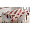 Classic Euro Apples Design Tablecloth - Durable Kitchen & Dining Fabric ...