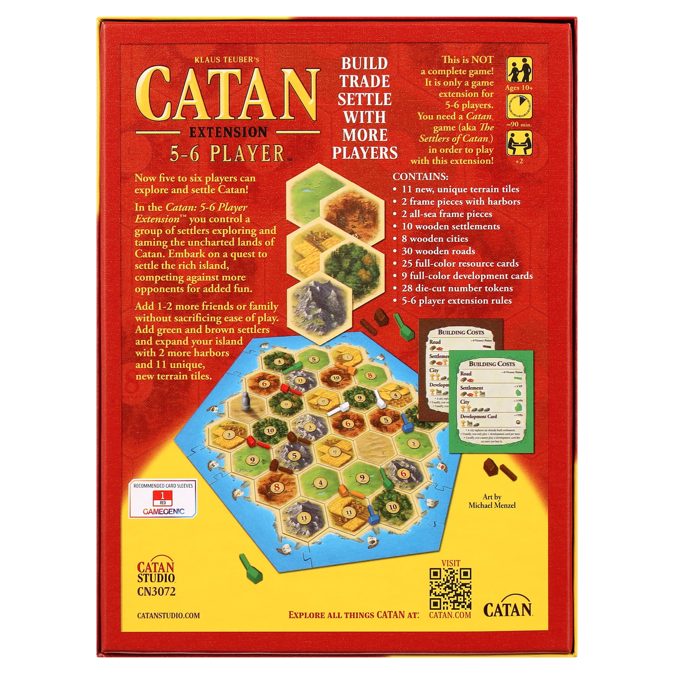 Catan Strategy Board Game: 5-6 Player Extension for Ages 10 and up ...
